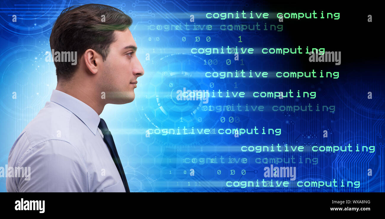 Cognitive computing and machine learning concept Stock Photo - Alamy