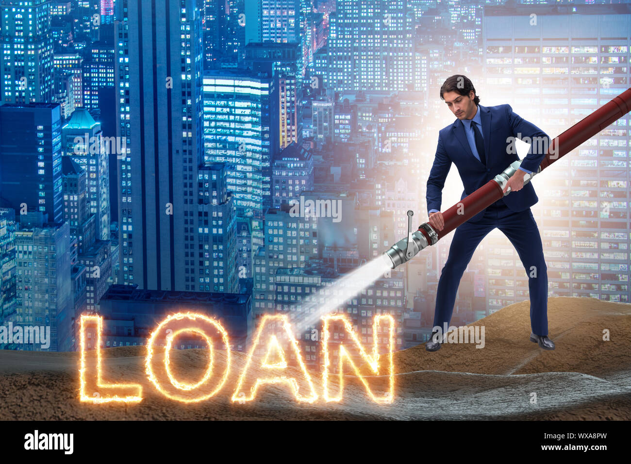 Paying loans hi-res stock photography and images - Alamy