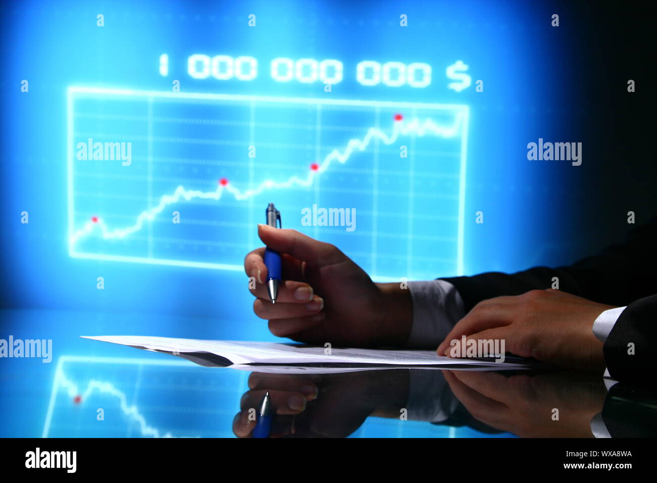 financial seminar professional business background Stock Photo - Alamy