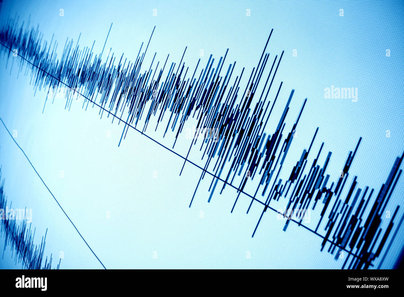 sound audio wave abstract background Stock Photo - Alamy