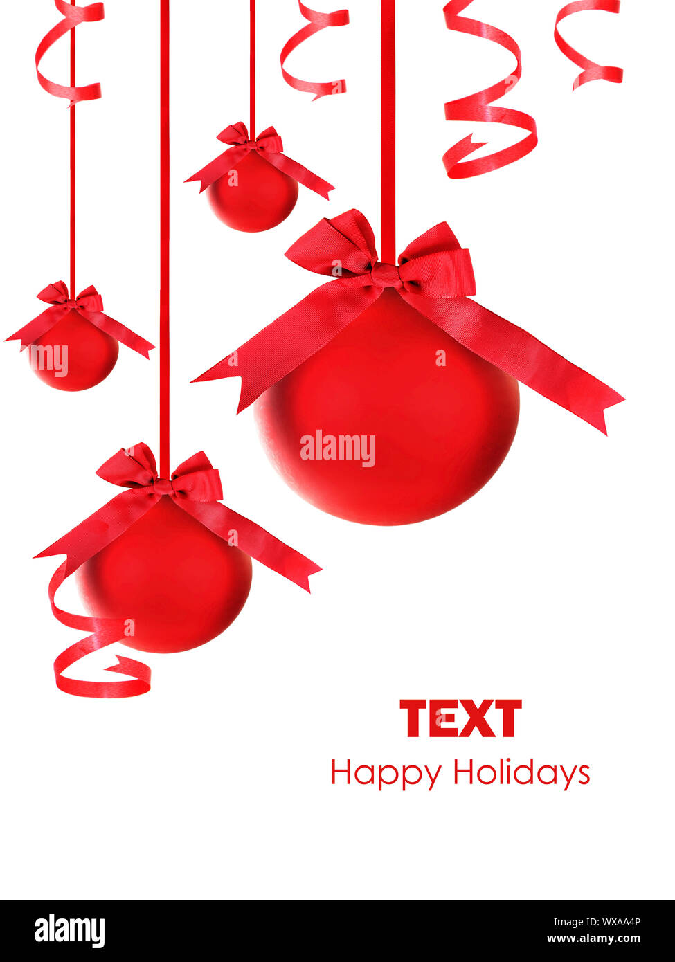 Group christmas tree baubles Cut Out Stock Images & Pictures - Alamy