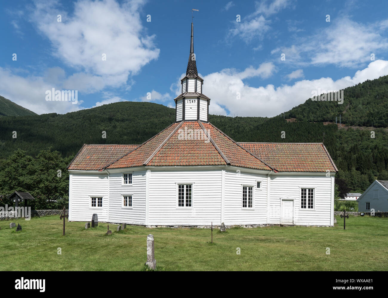 Rose Church in Stordal, Norway Stock Photo - Alamy