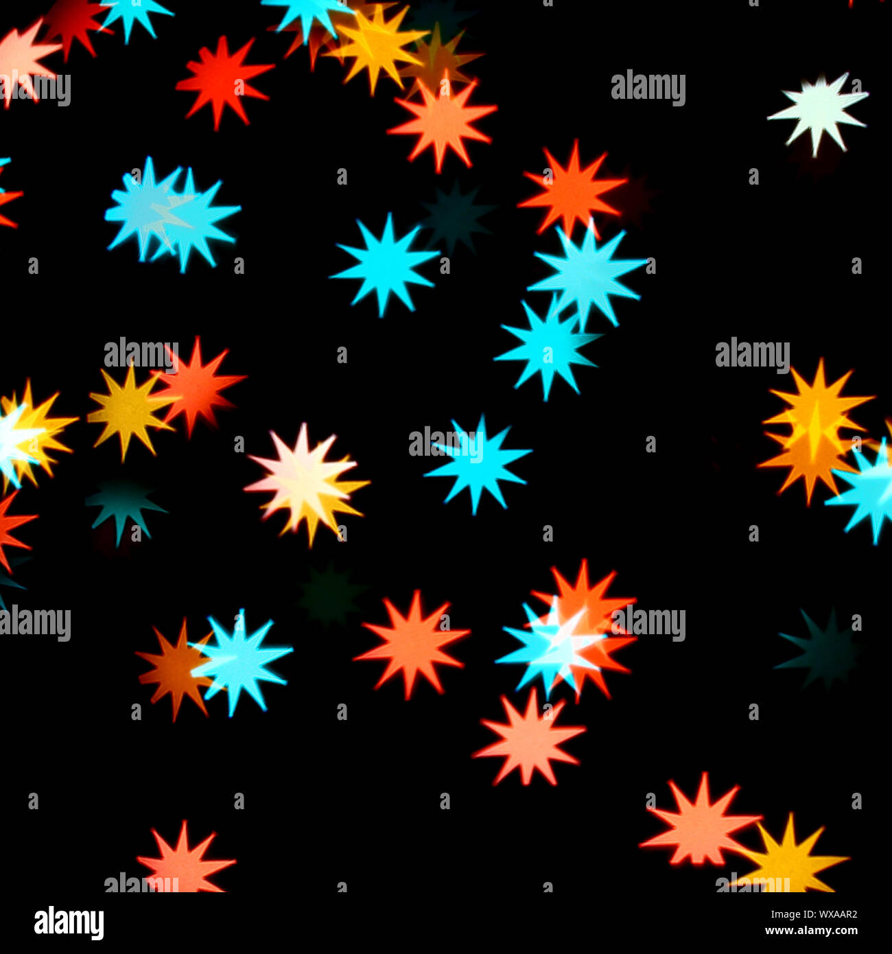 abstract disco colored stars motion background Stock Photo - Alamy
