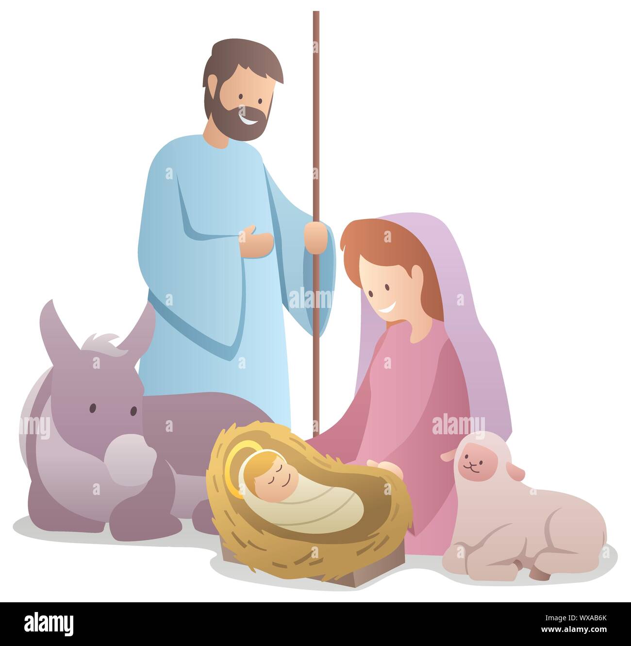 Scene biblical Stock Vector Images - Alamy