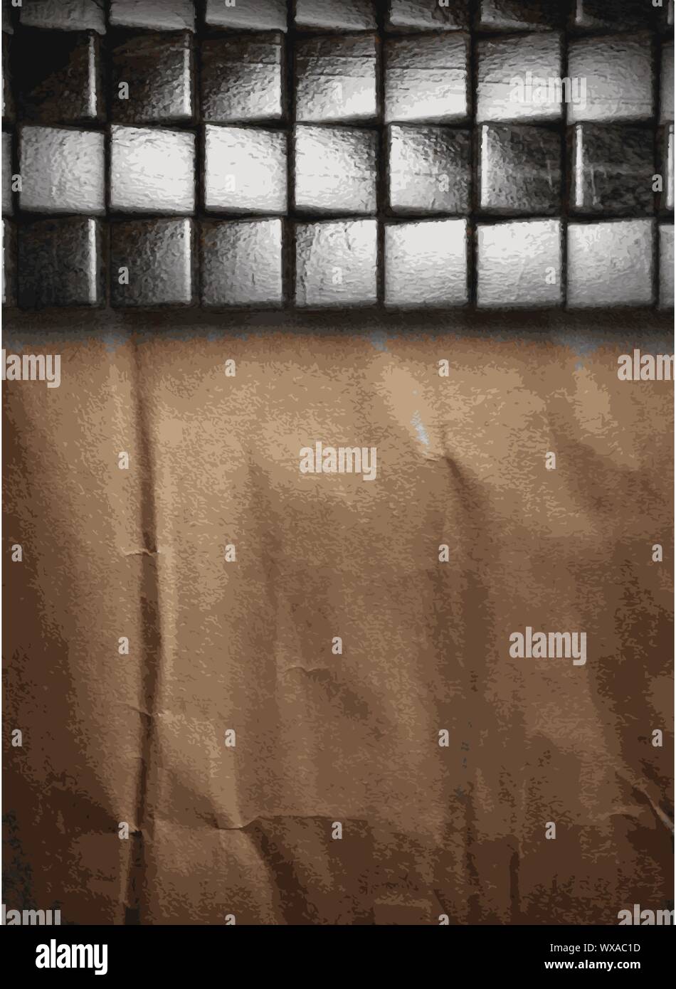 metal and paper background Stock Vector Image & Art - Alamy