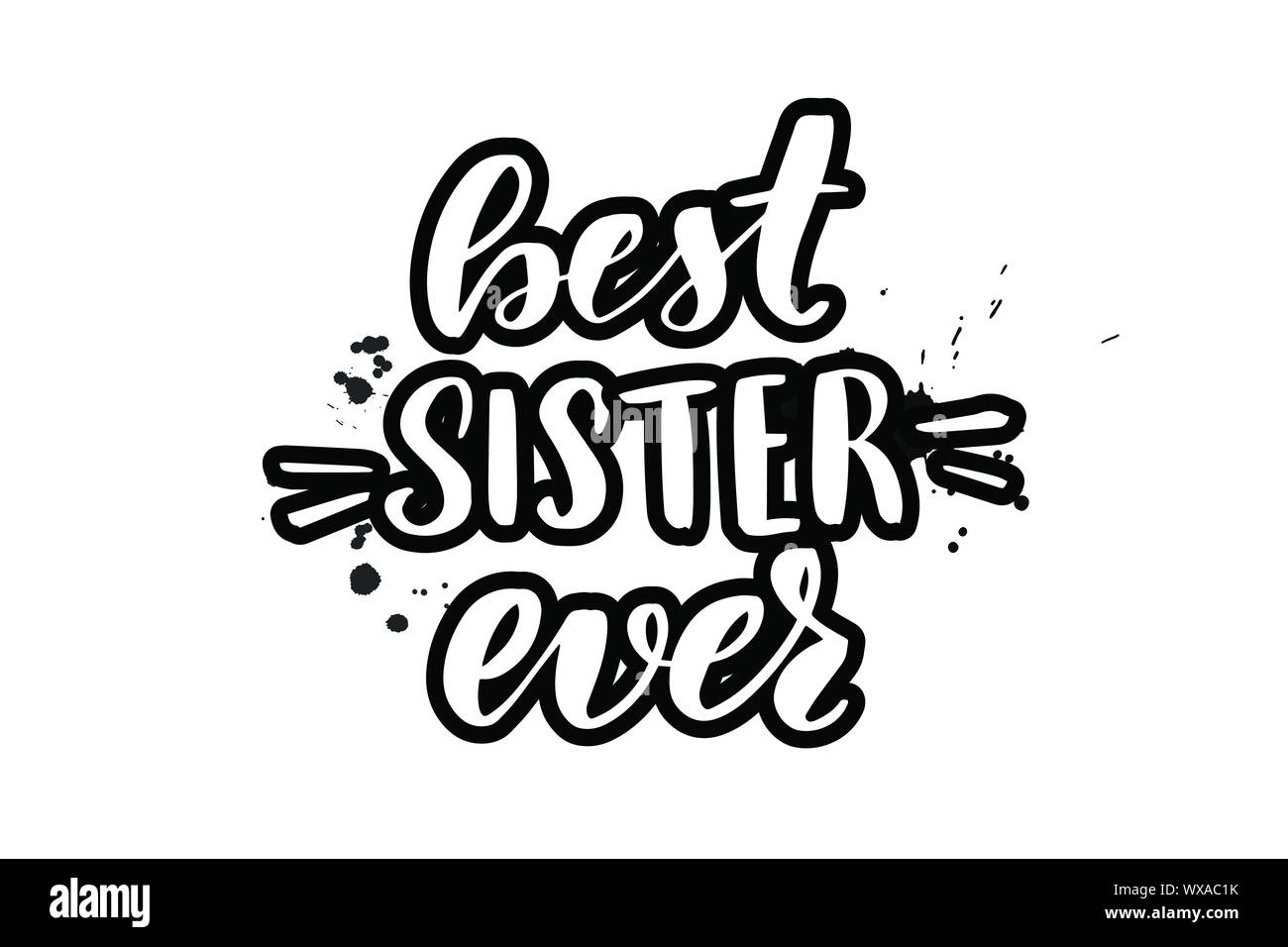 Inspirational handwritten brush lettering . calligraphy illustration ...