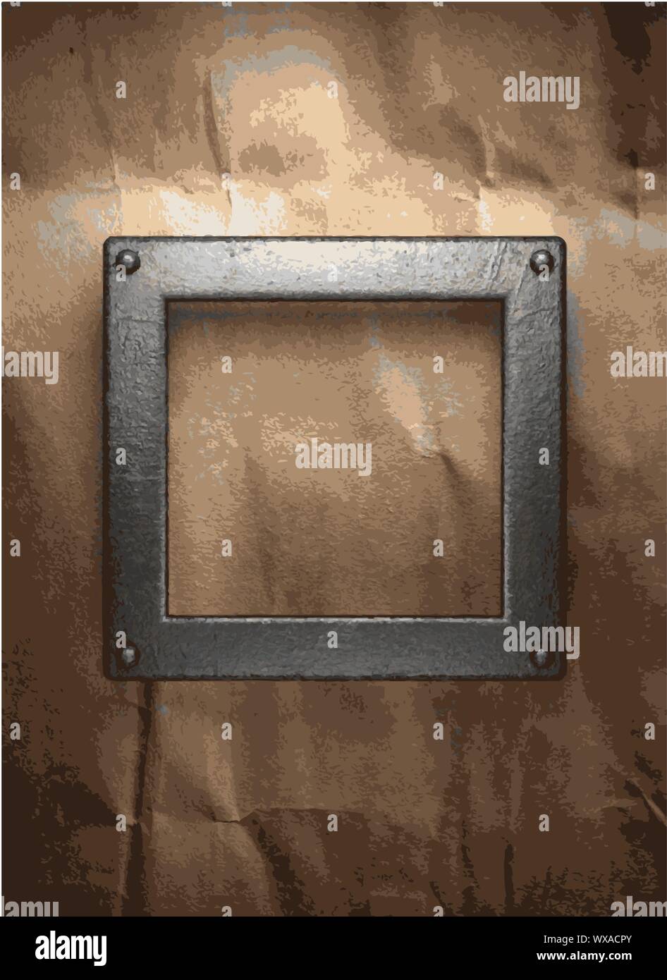 metal and paper background Stock Vector Image & Art - Alamy