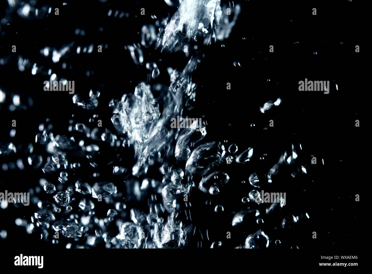 water bubbles isolated on black background Stock Photo - Alamy