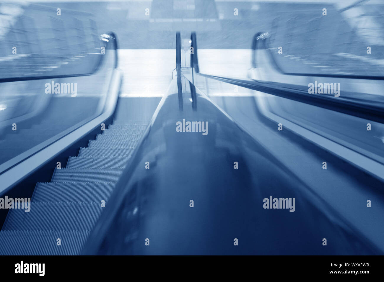 blurred escalator speed transportation background Stock Photo - Alamy