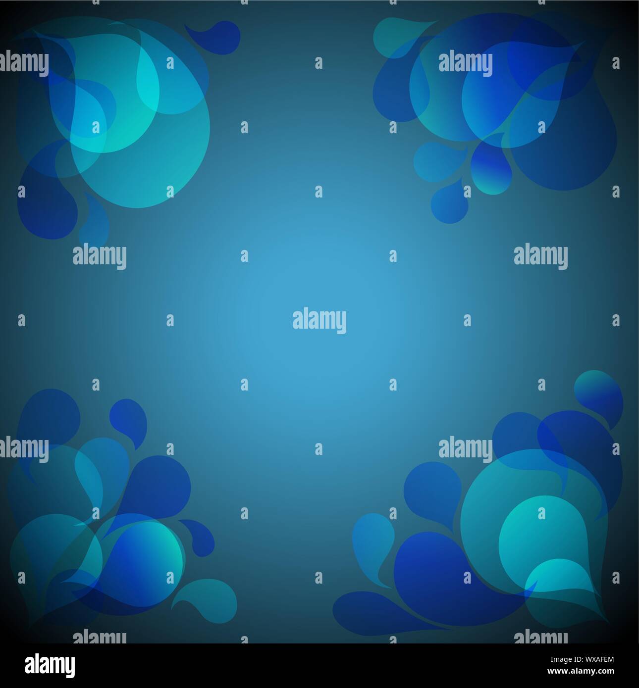 Abstract blue background with place for your text Stock Vector Image ...