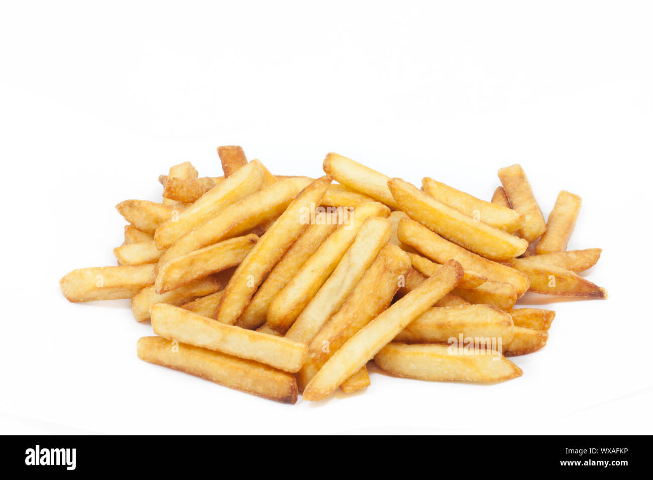 French fries isolated on white background Stock Photo - Alamy