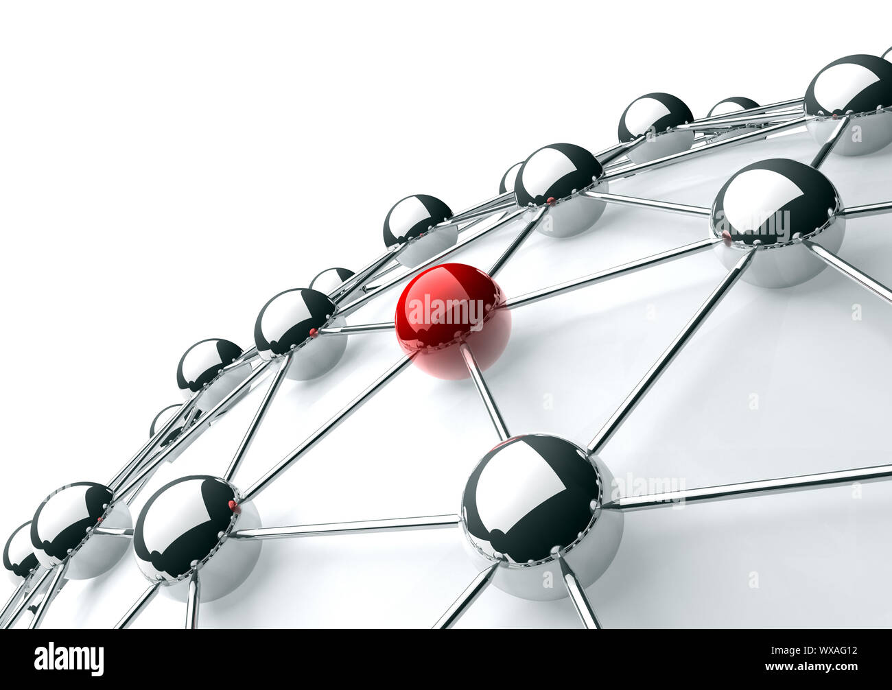 3d image of networking and internet concept isolated in white Stock ...