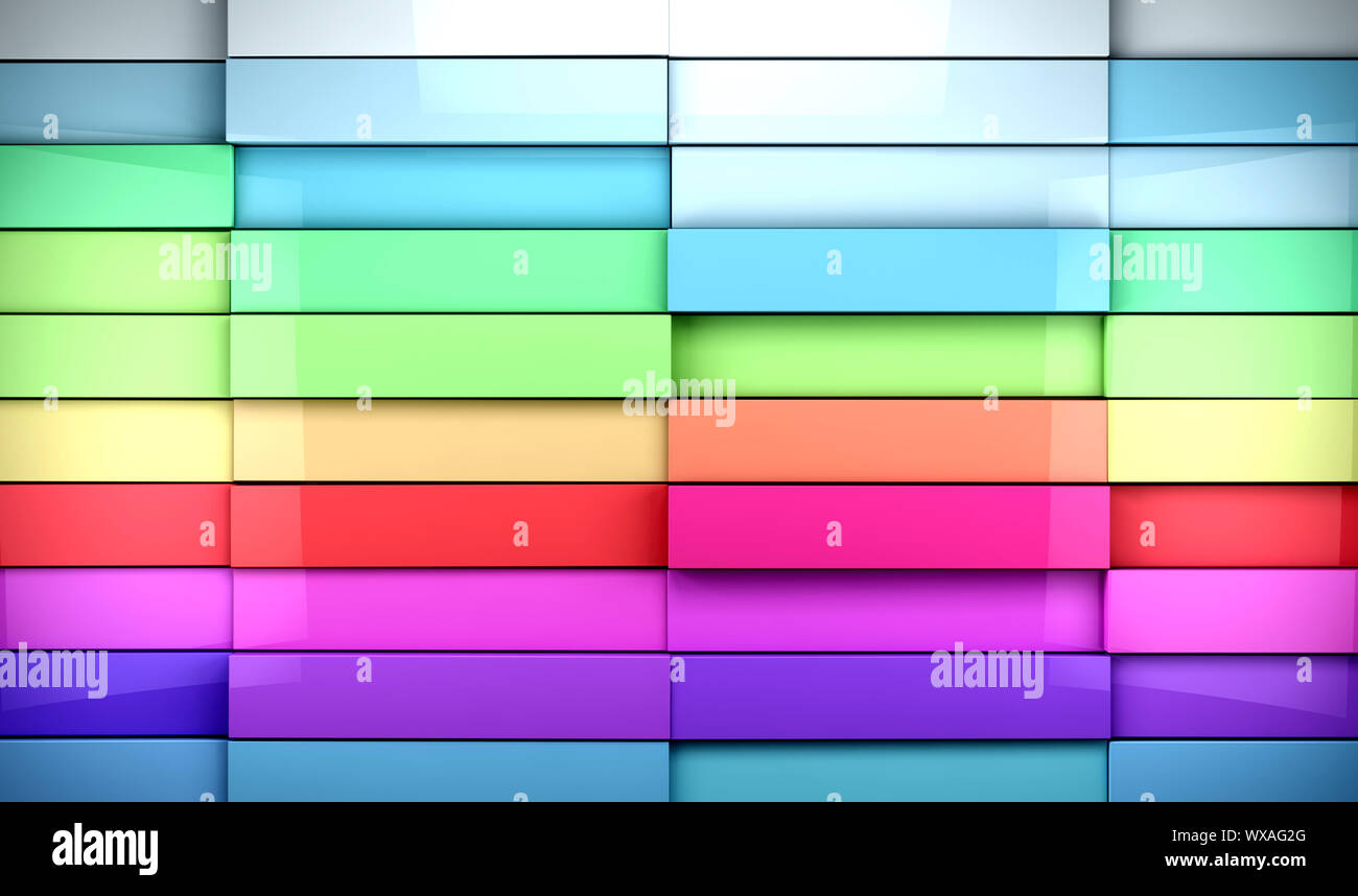 3d abstract colorful tiles background Stock Photo - Alamy
