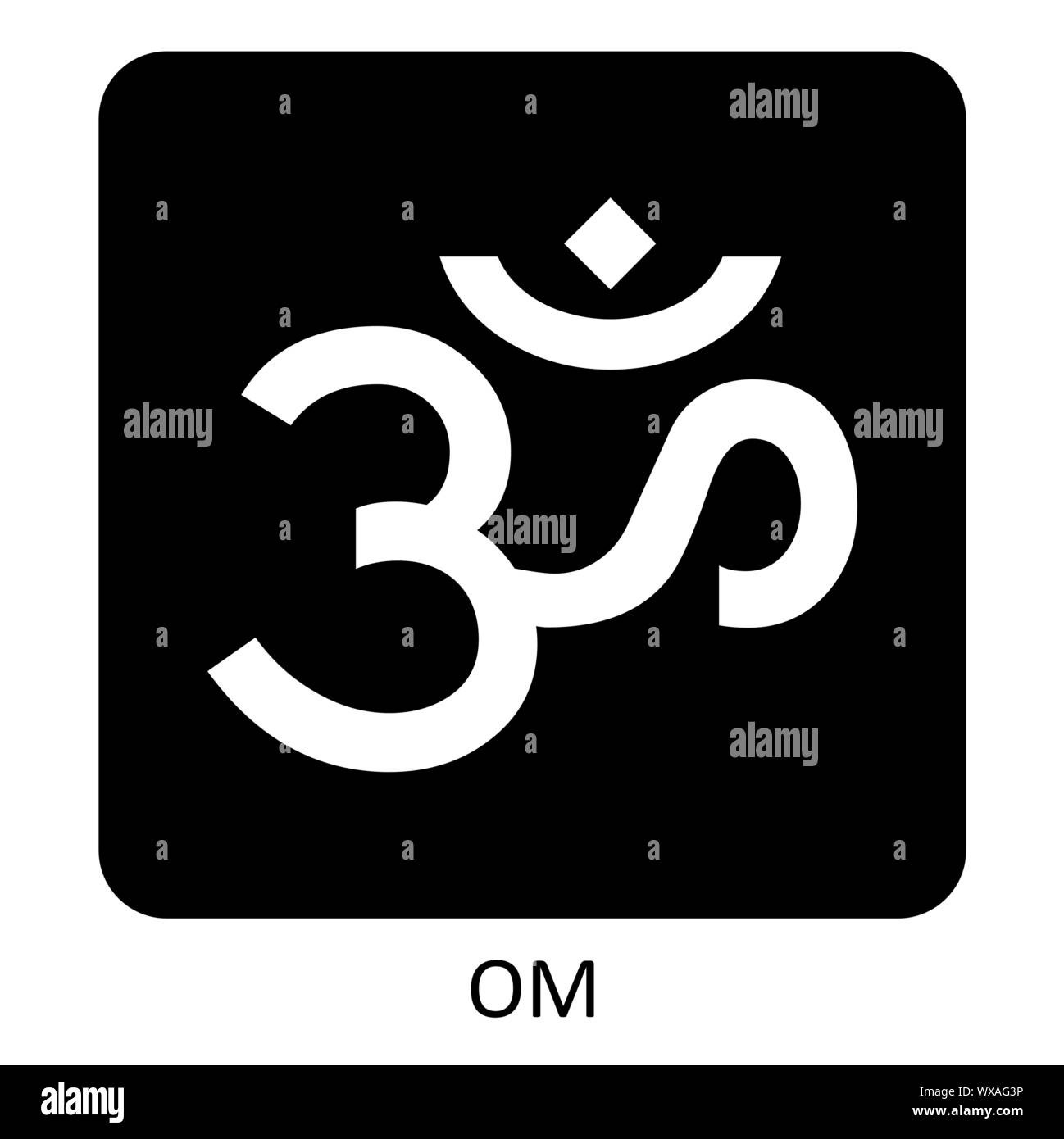 Om sign and symbol Stock Vector Image & Art - Alamy
