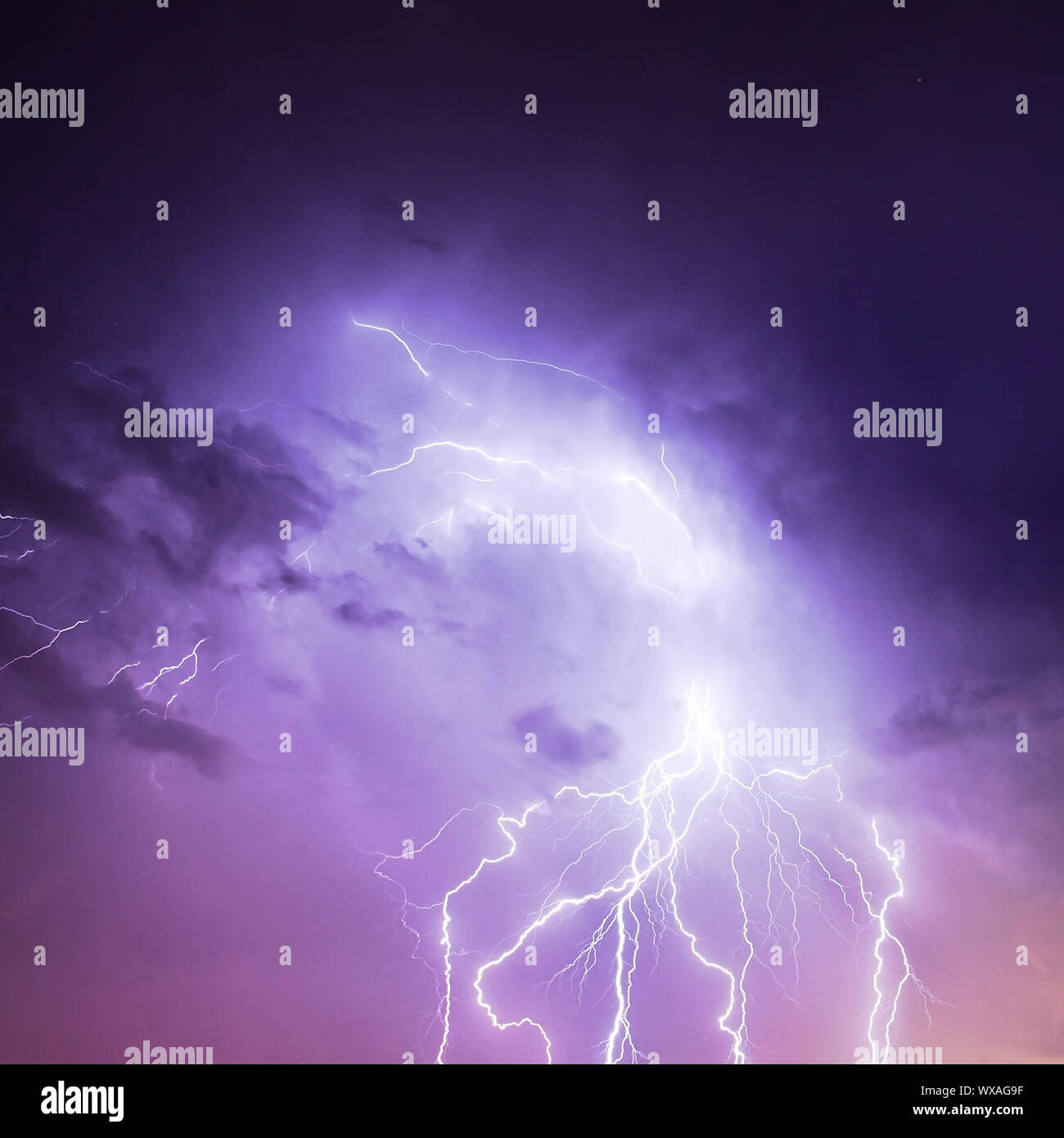 Abstract Lightning Storm