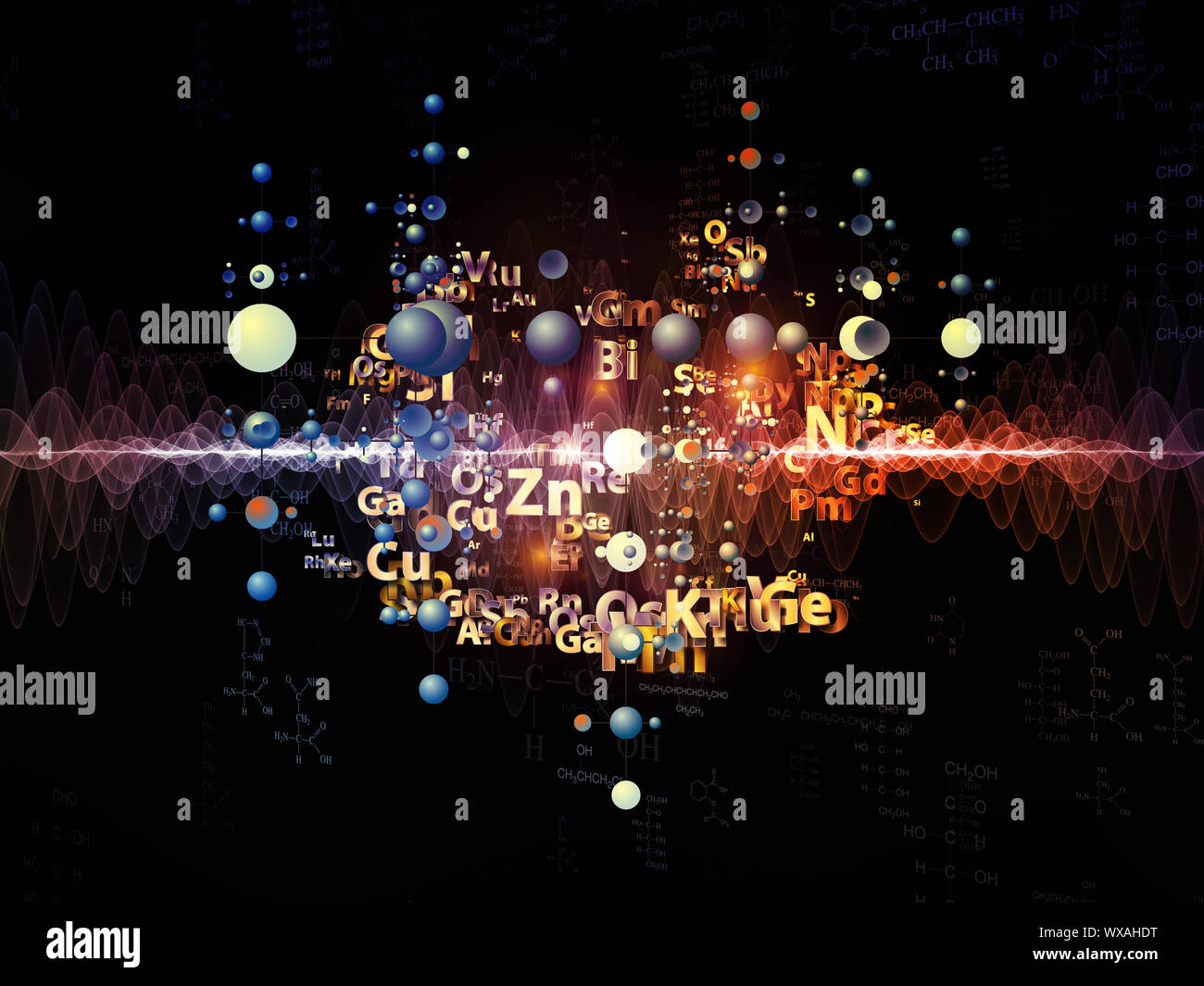 Composition of chemistry related design elements to serve as a ...
