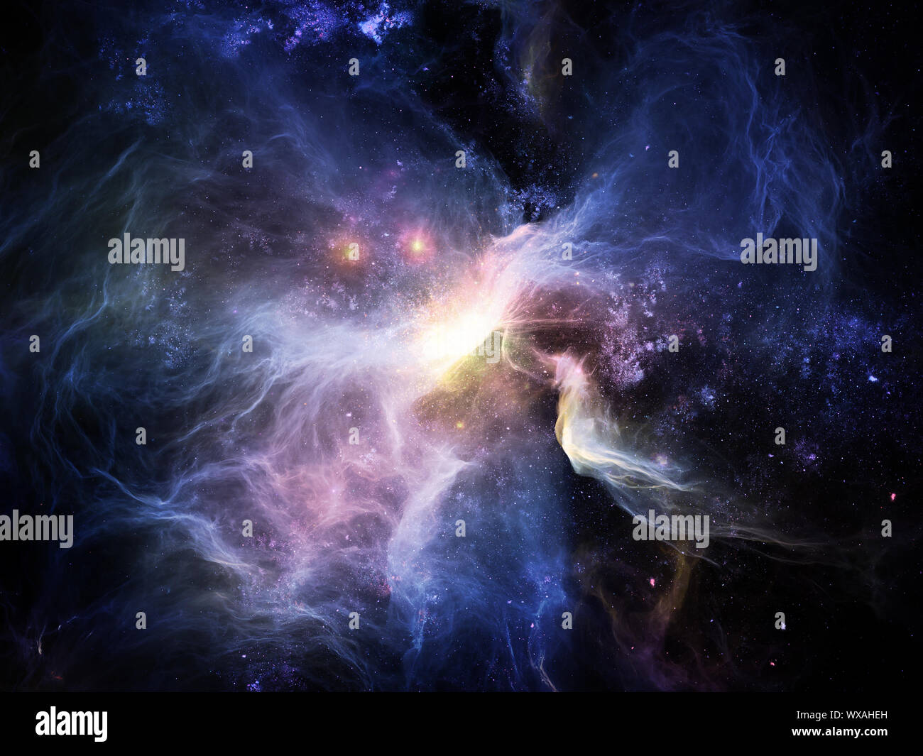 Algorithmic Cosmos series. Backdrop of fractal elements on the subject ...