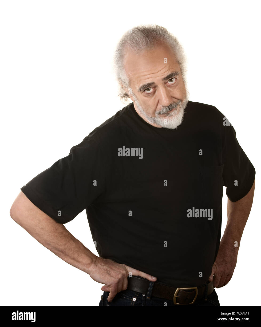 Old man smirking hi-res stock photography and images - Alamy