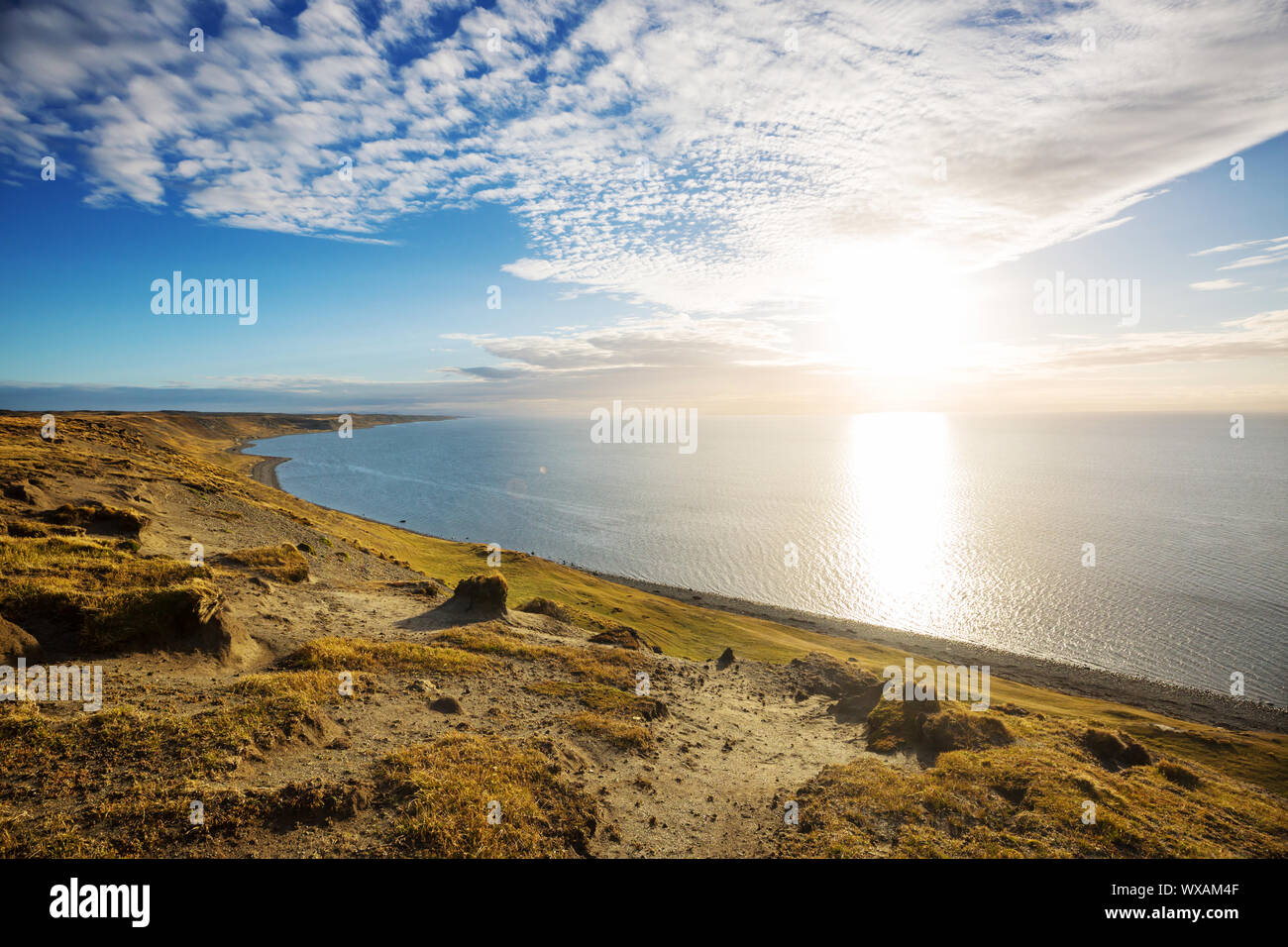 Ocean coast in Chile Stock Photo - Alamy