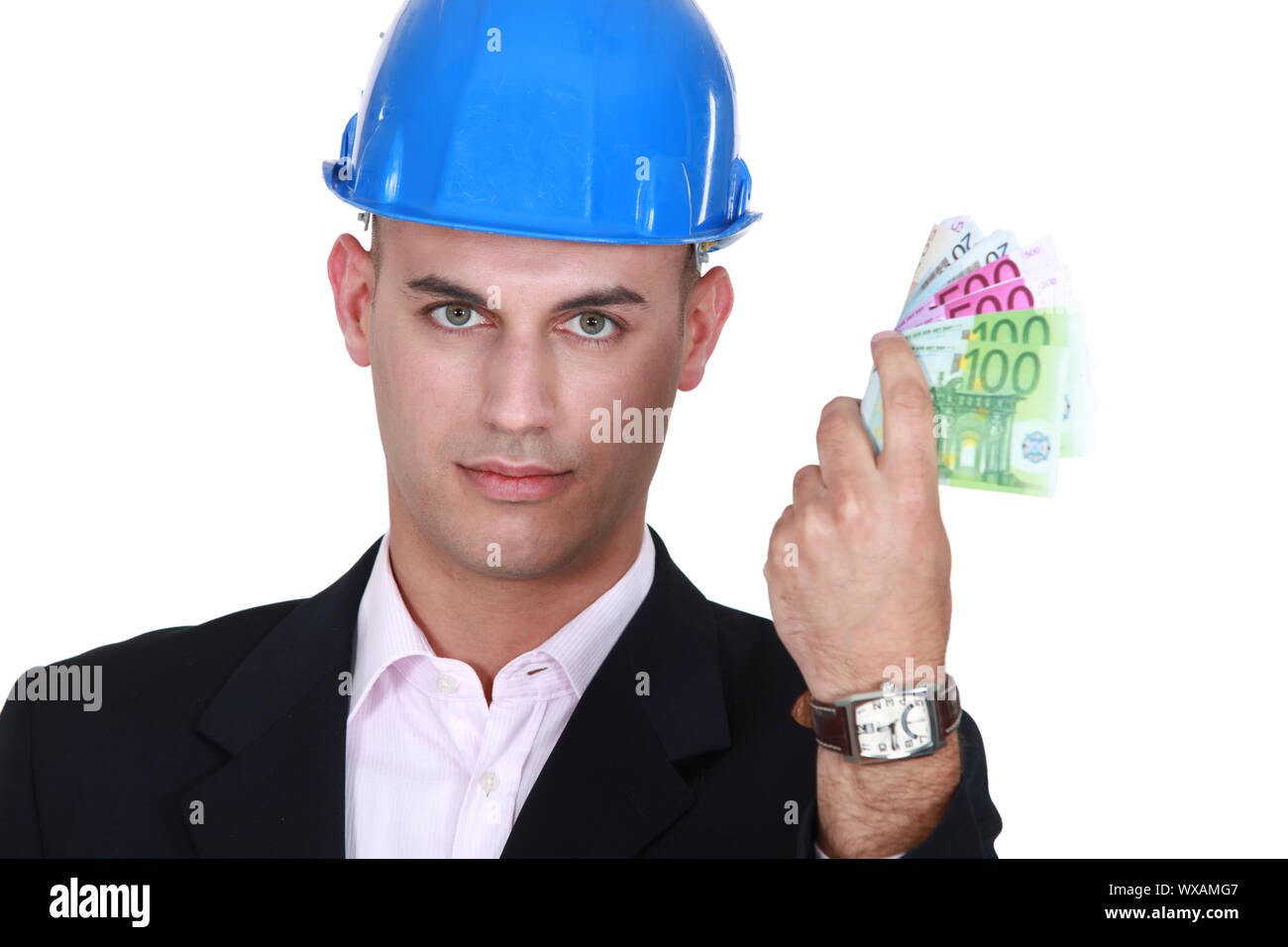 Hand full of cash hi-res stock photography and images - Alamy