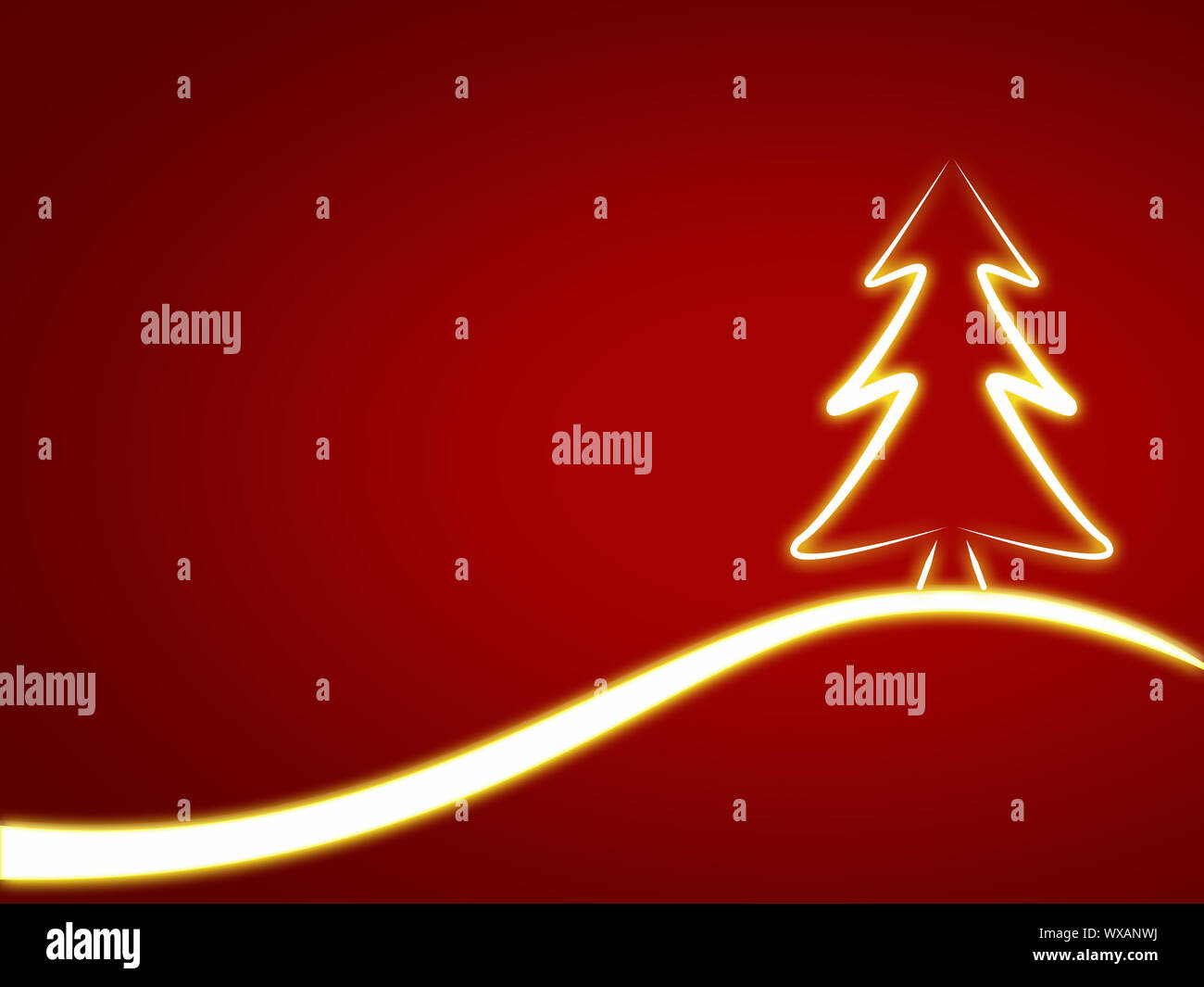 christmas background for your designs in red with a Christmas Tree ...