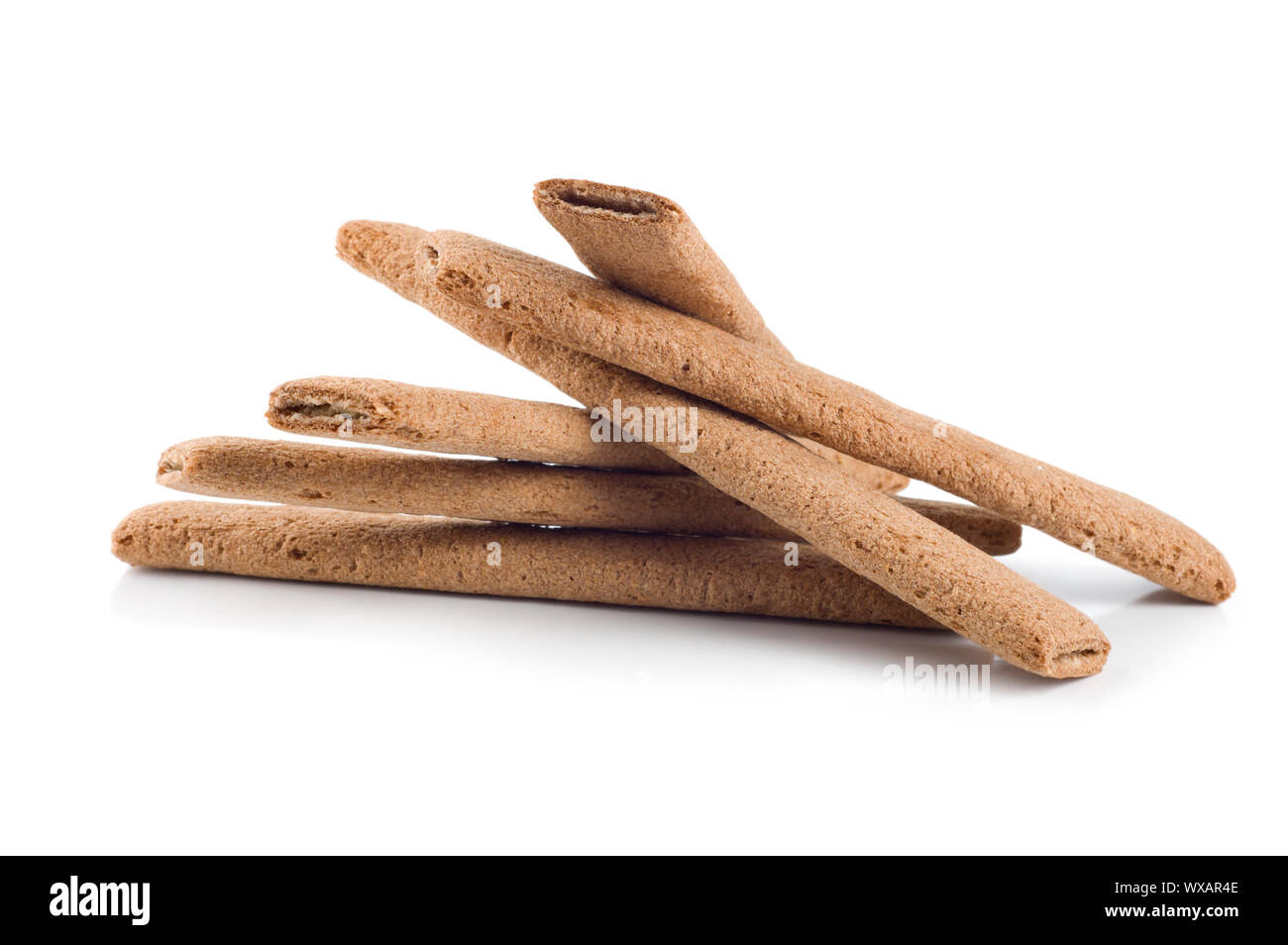 Biscuit stick isolated on a white background Stock Photo - Alamy