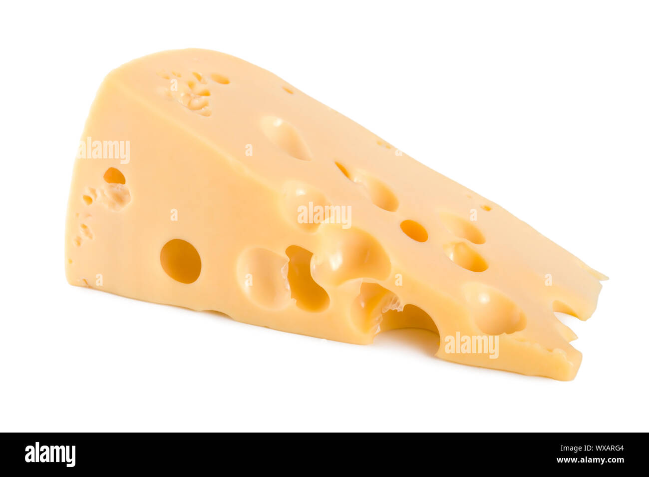 Fresh Dutch cheese isolated on white background Stock Photo - Alamy