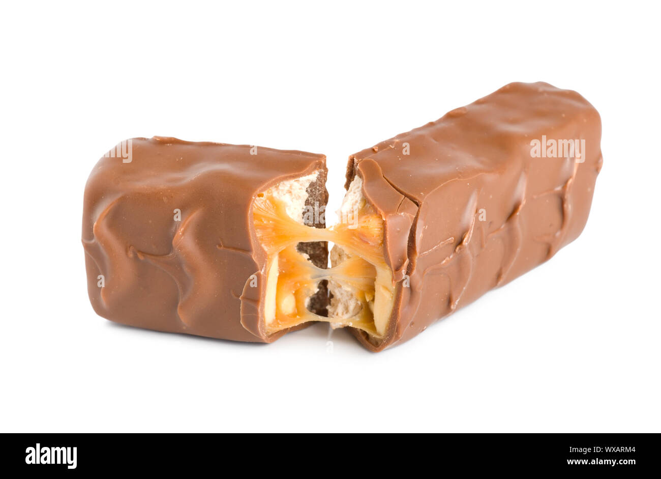 Chocolate bar cross section Cut Out Stock Images & Pictures - Alamy