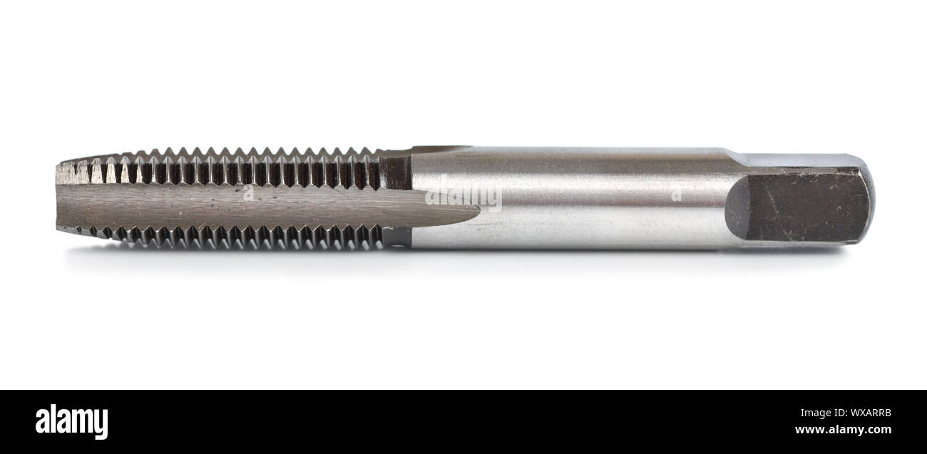 Threading bit isolated on a white background Stock Photo - Alamy