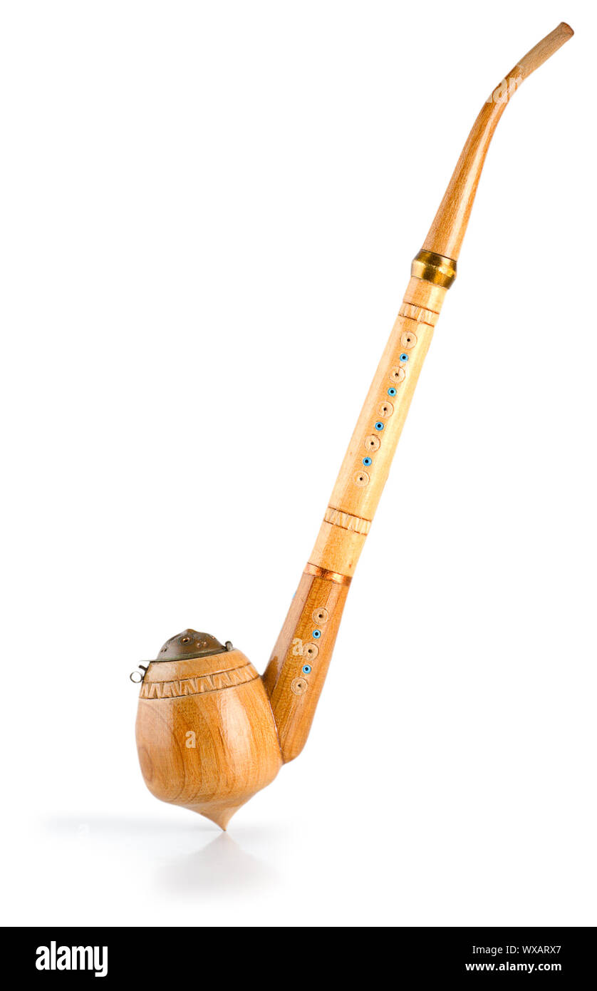 Smoking pipe isolated on a white background Stock Photo - Alamy