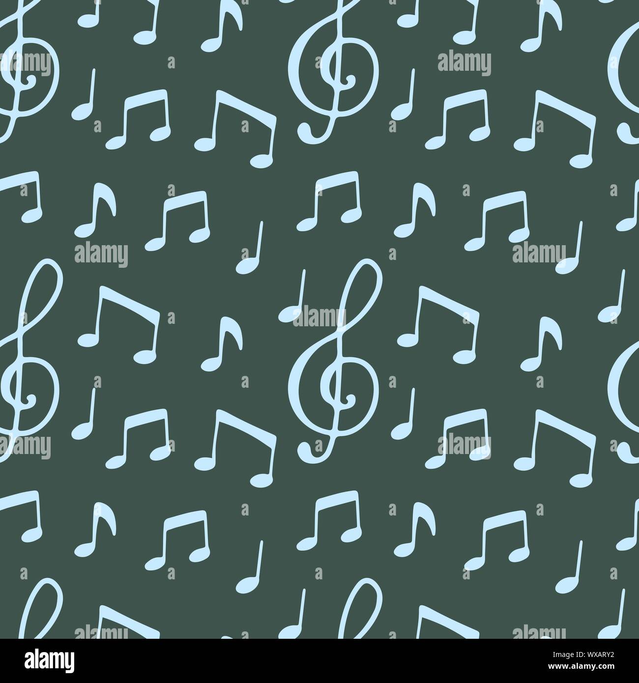 Music note pattern hi-res stock photography and images - Alamy