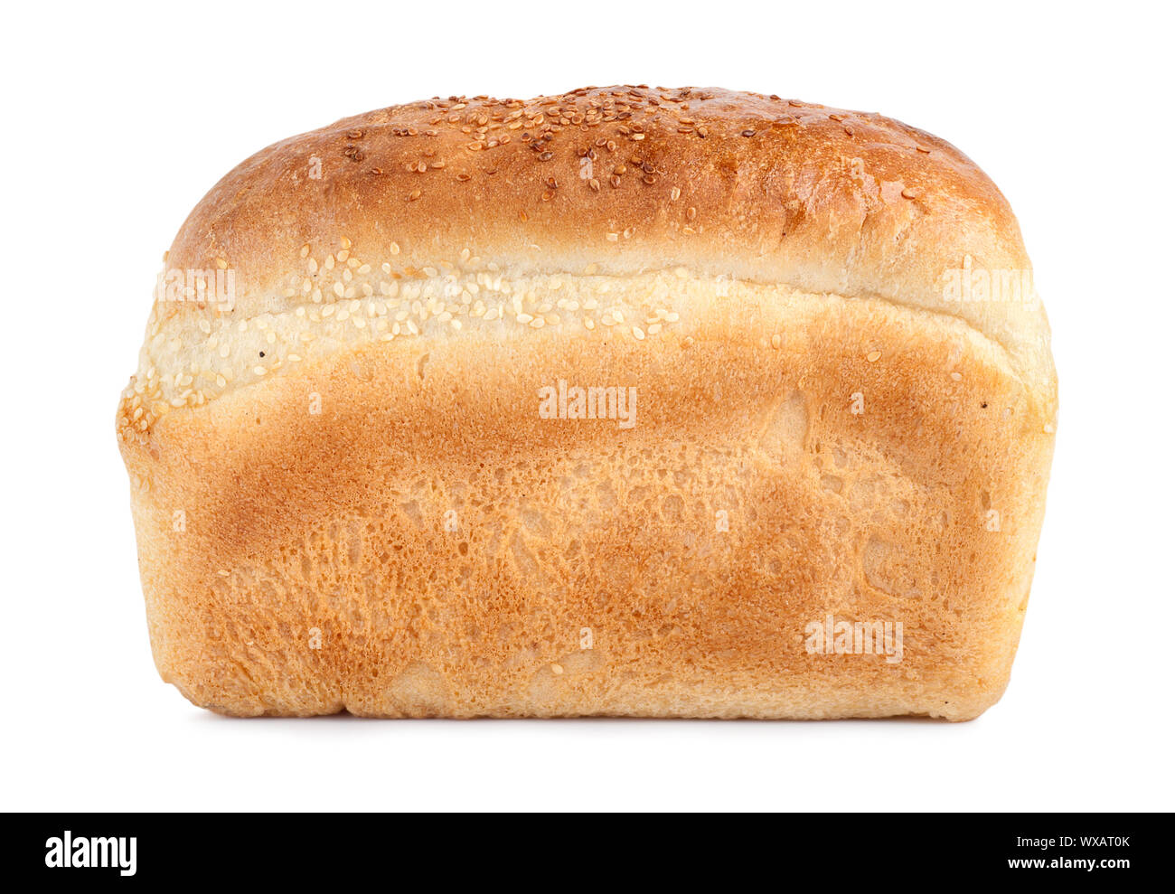 Loaf of Bread isolated on white background Stock Photo - Alamy