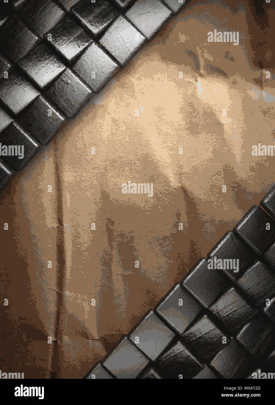 metal and paper background Stock Vector Image & Art - Alamy