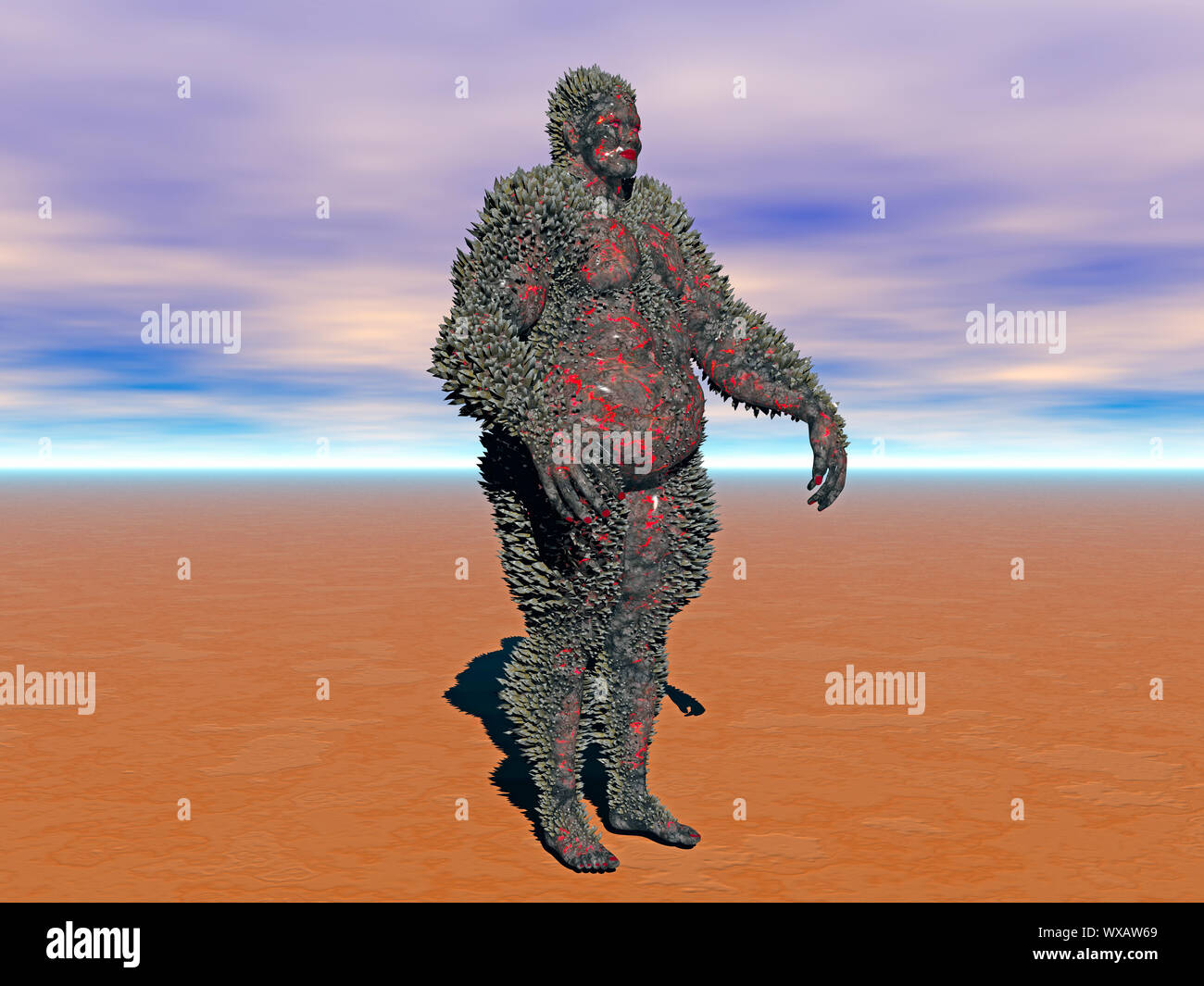 Monster in the desert Stock Photo - Alamy