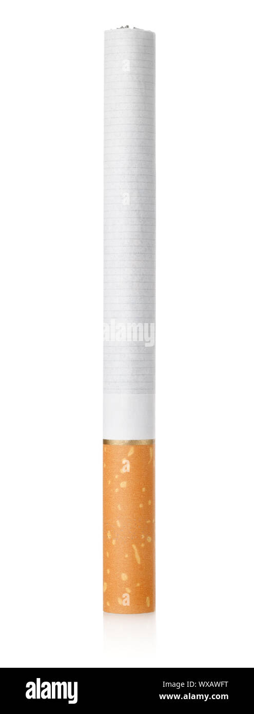 Cigarette isolated on a white background Stock Photo - Alamy