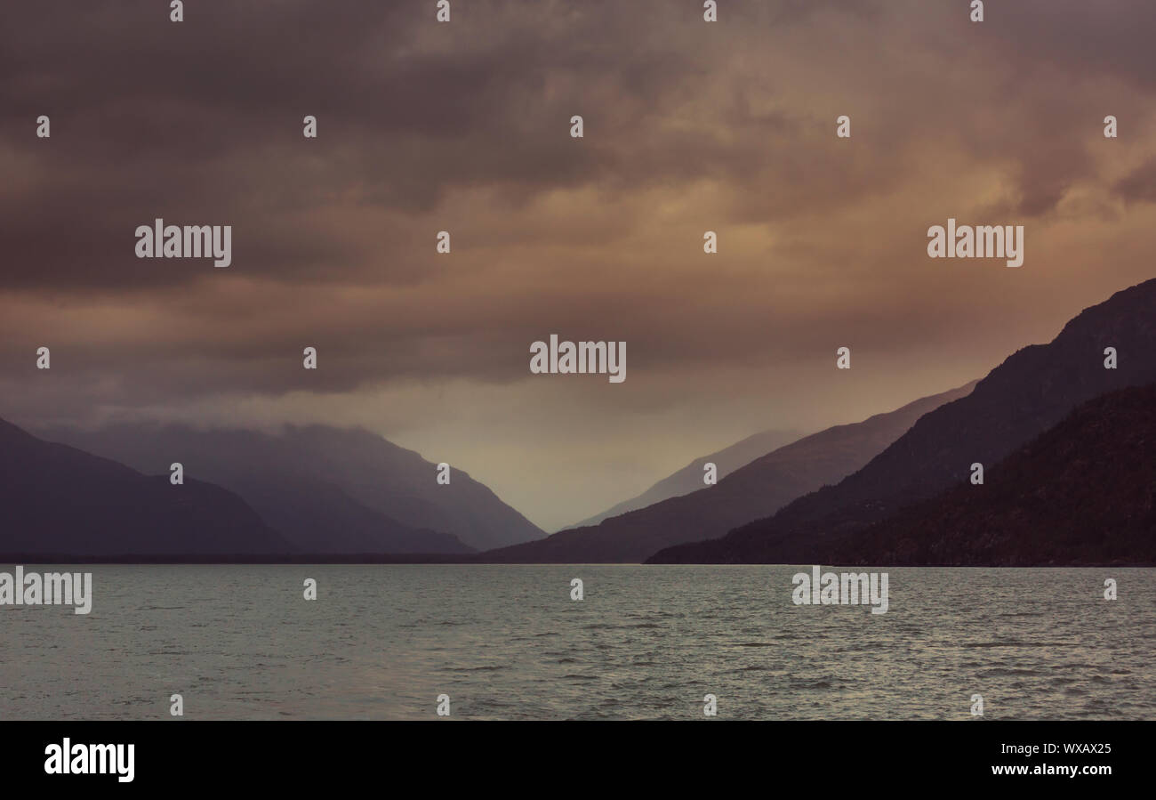 Lake in Patagonia Stock Photo - Alamy