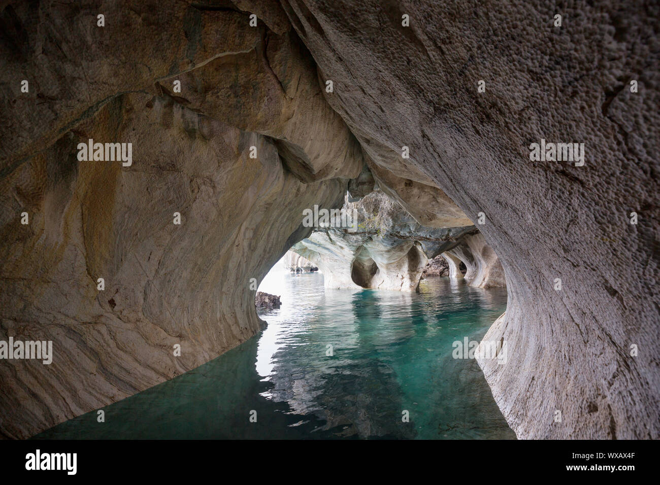 Marble caves chile boat hi-res stock photography and images - Alamy