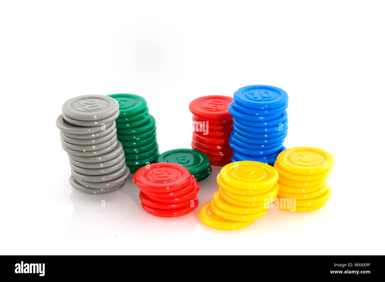 Fiches to play with gabling Stock Photo - Alamy