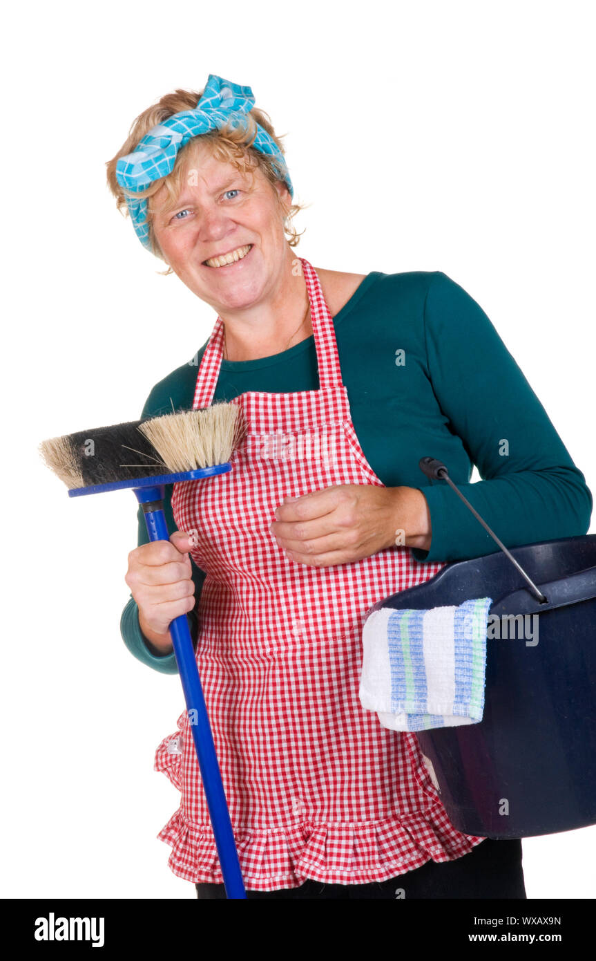 Typical cleaning equipment hi-res stock photography and images - Alamy