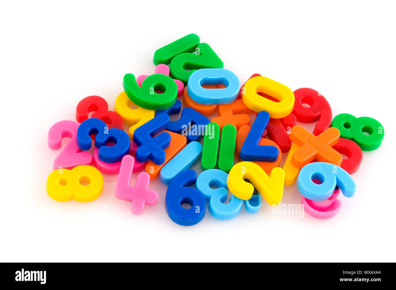 numbers in many colors Stock Photo - Alamy