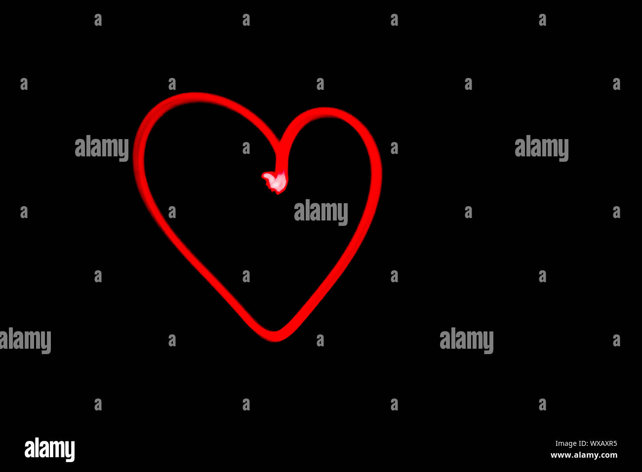 Dark red color outline hi-res stock photography and images - Alamy