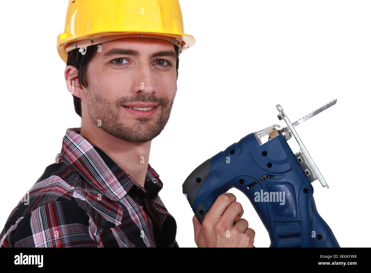 Hand band saw fabric hi-res stock photography and images - Alamy