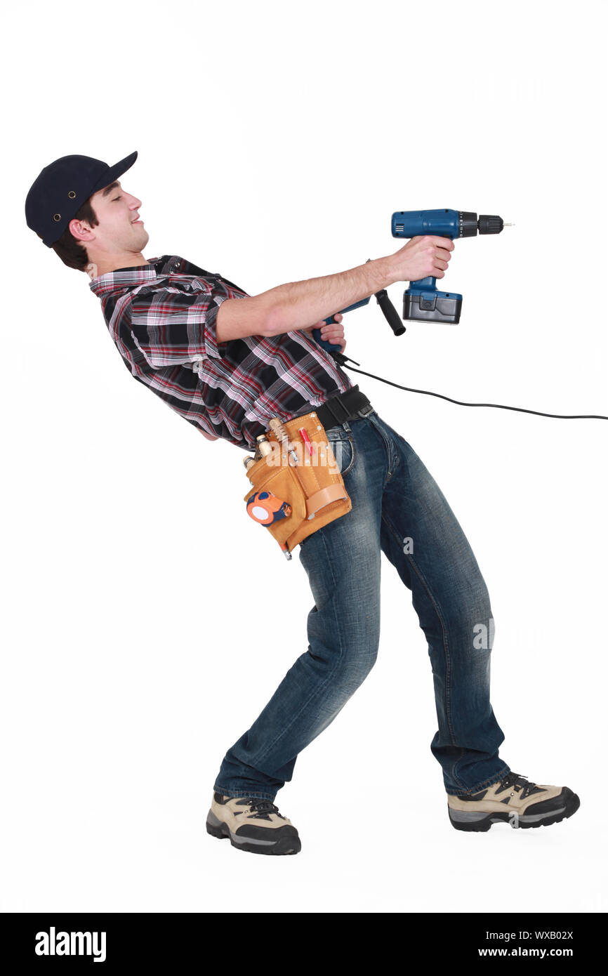 Man ducking hi-res stock photography and images - Alamy