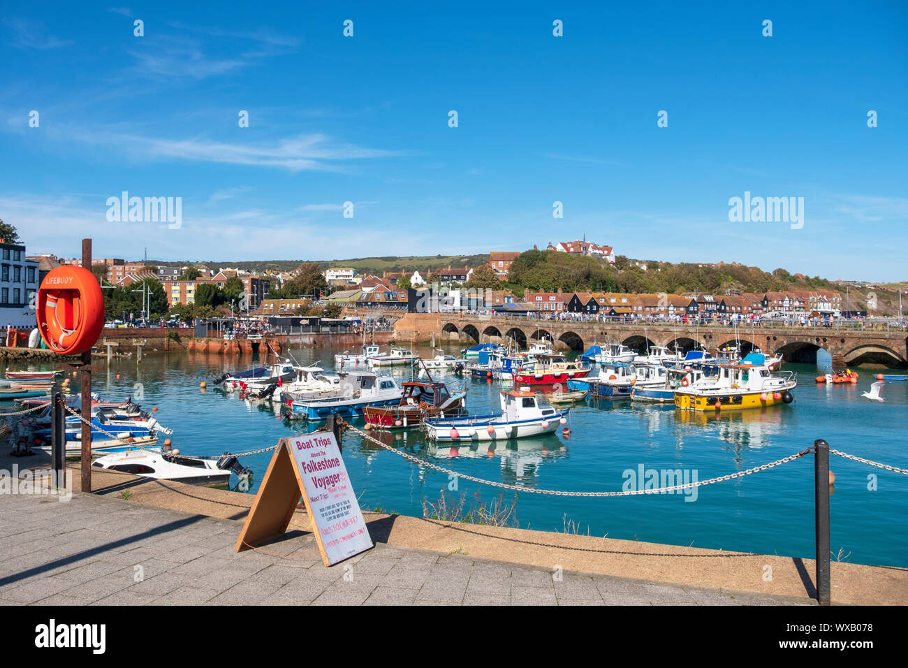 Folkestone Harbour Fishing Boats High Resolution Stock Photography and ...