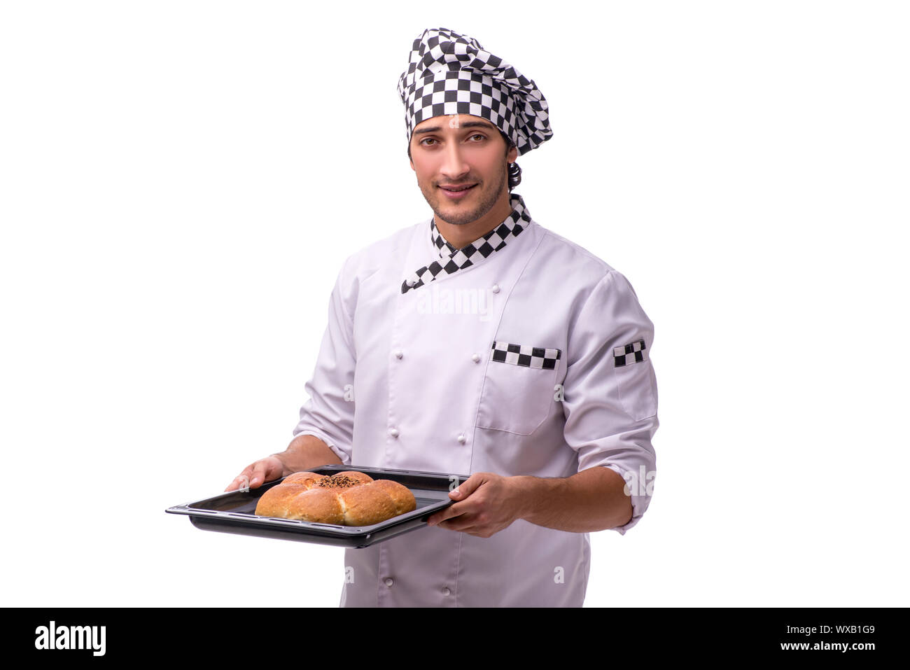 Baker cafe dough flour hi-res stock photography and images - Alamy