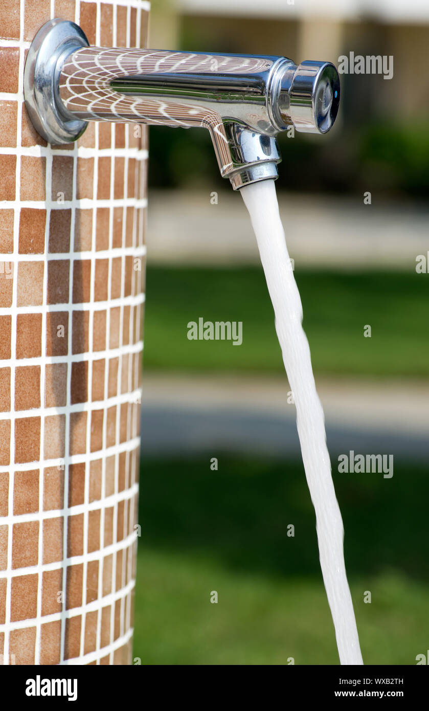 Tropical refreshing shower under hi-res stock photography and images ...