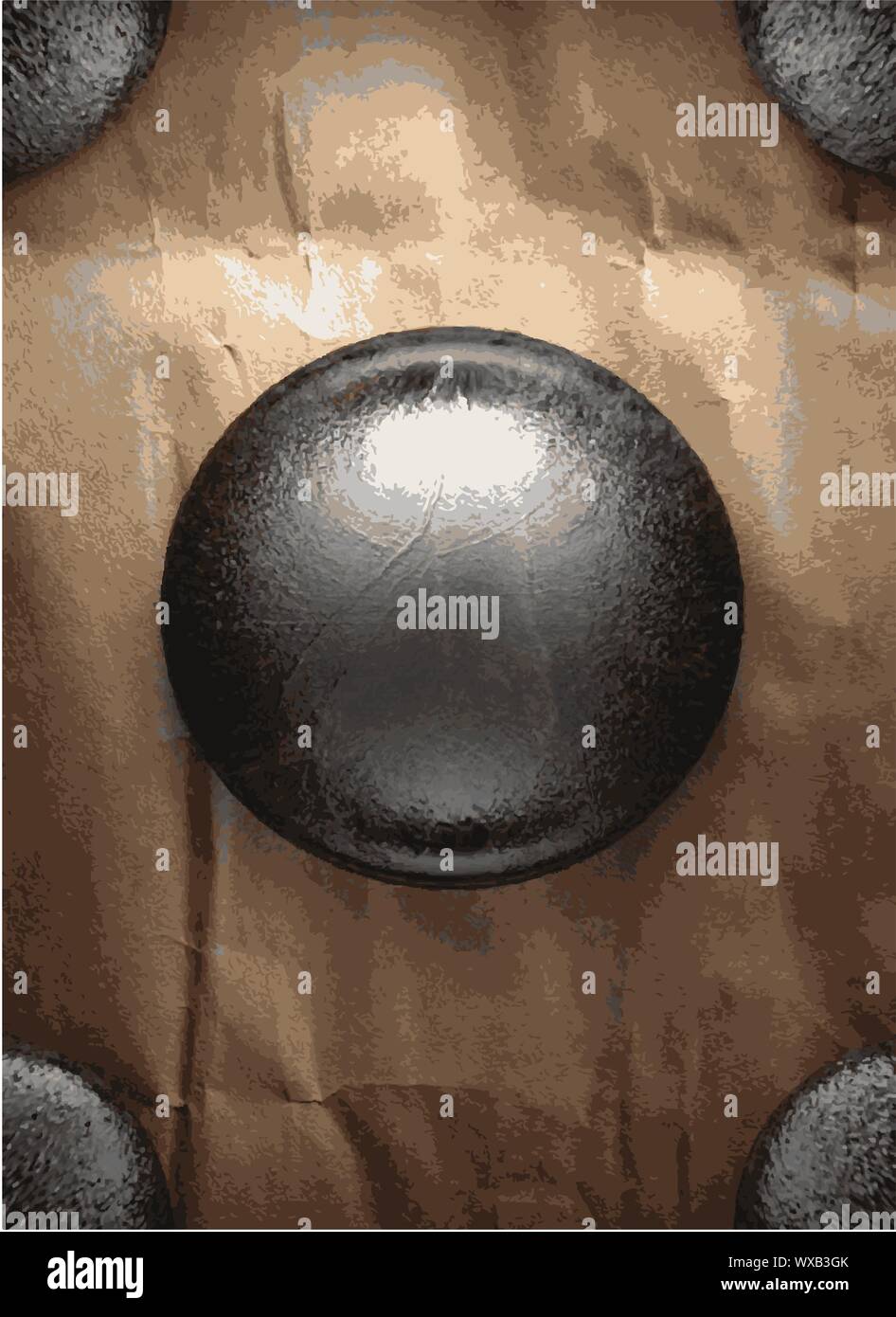 metal and paper background Stock Vector Image & Art - Alamy