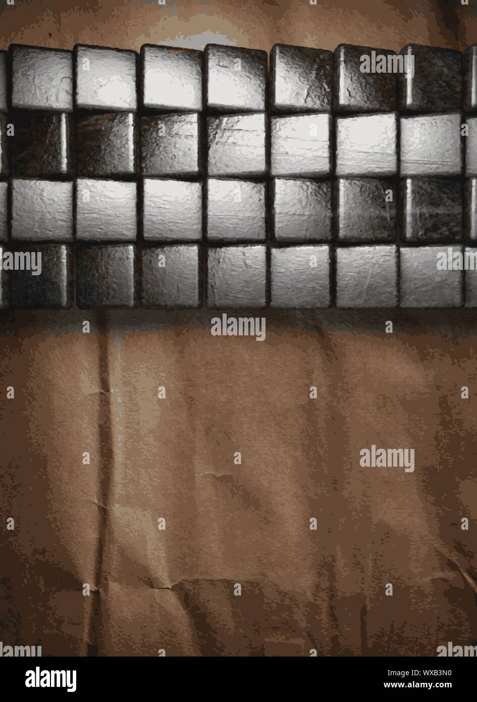 metal and paper background Stock Vector Image & Art - Alamy