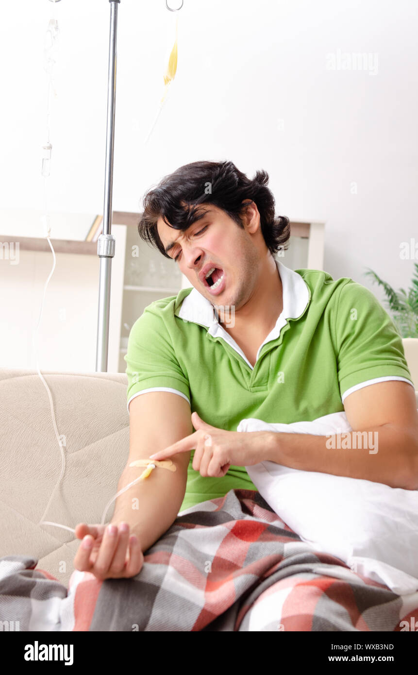 Medical drip home hi-res stock photography and images - Alamy