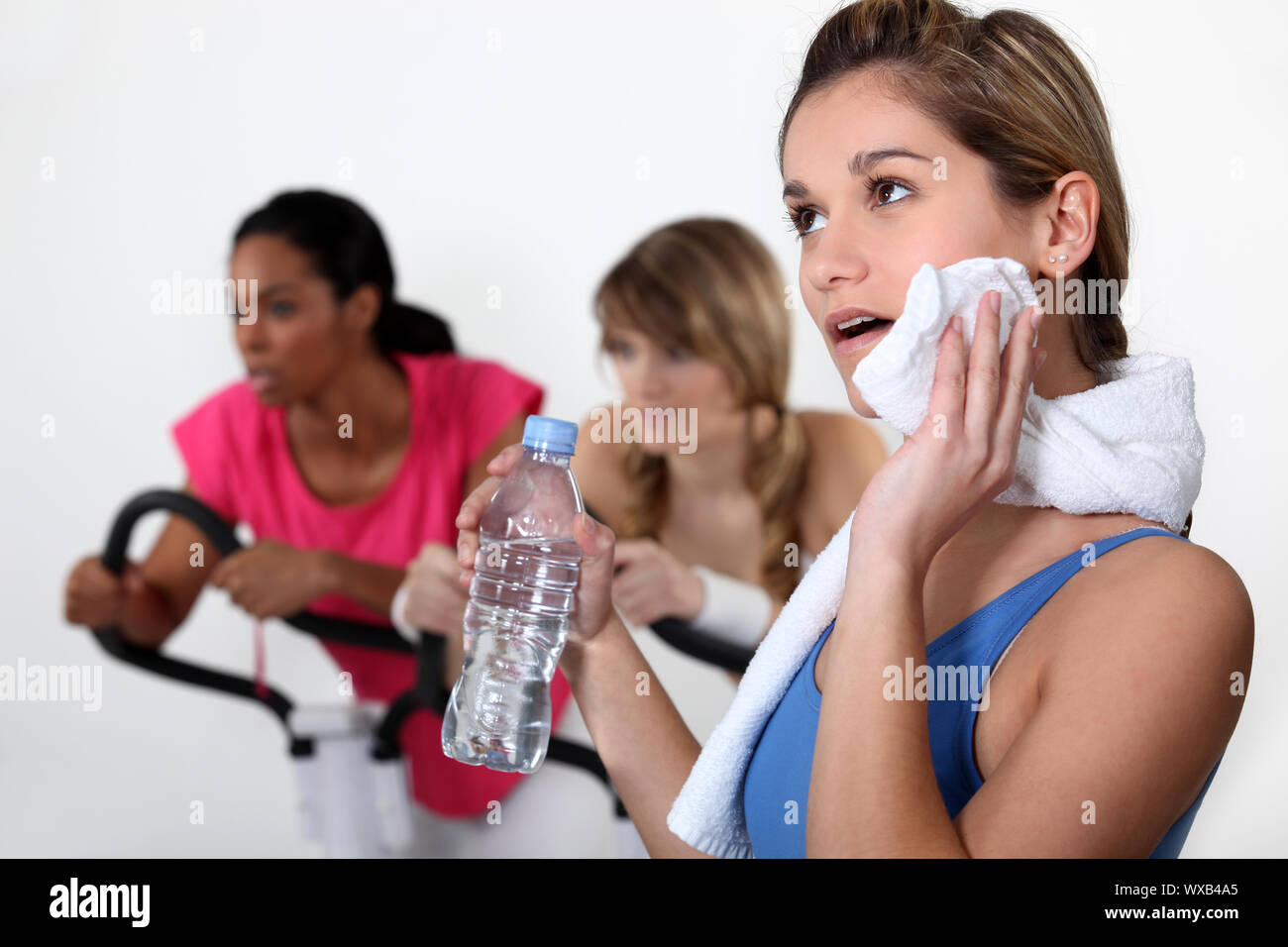 Women working out at the gym Stock Photo - Alamy